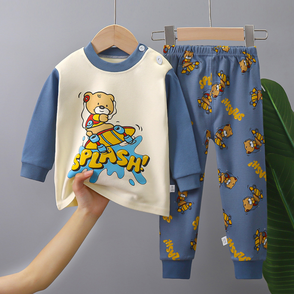 Jual PROMO 12.12 Baju Setelan Anak celana panjang lengan panjang Piyama ... Jual PROMO 12.12 Baju Setelan Anak celana panjang lengan panjang Piyama ...