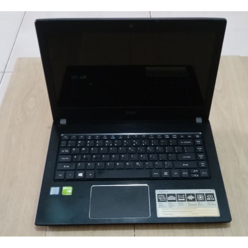Jual Acer E5 475G core i5 Gen7 nvidia 940m kondisi mati lengkap ...