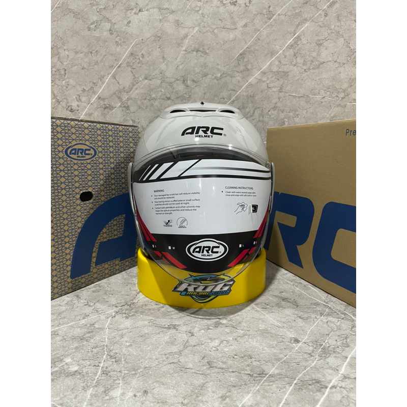 Jual Helm ARC RITZ PASTEL GREY Original | Shopee Indonesia