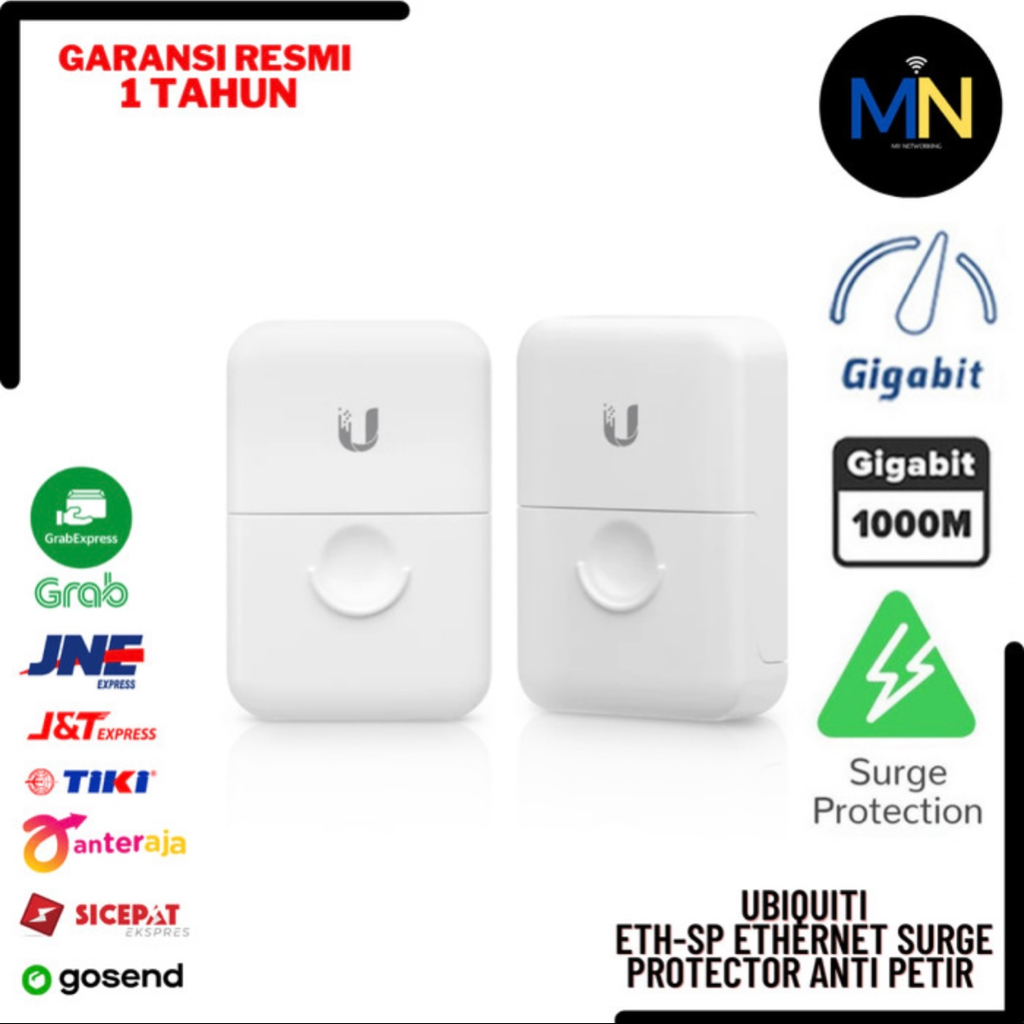 Jual Ubiquiti ETH-SP Ethernet Surge Protector Anti Petir UTP LAN ...
