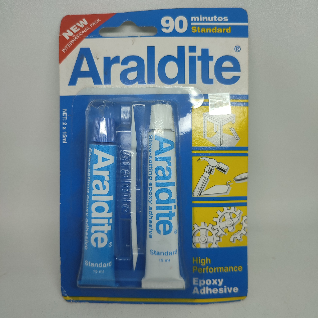 Jual Lem Araldite Araldit Biru Blue Standard | Lem 90 Menit | Lem Kaca ...