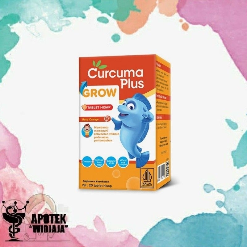 Jual curcuma plus grow go talz jeruk tablet hisap vitamin anak 20 20's ...
