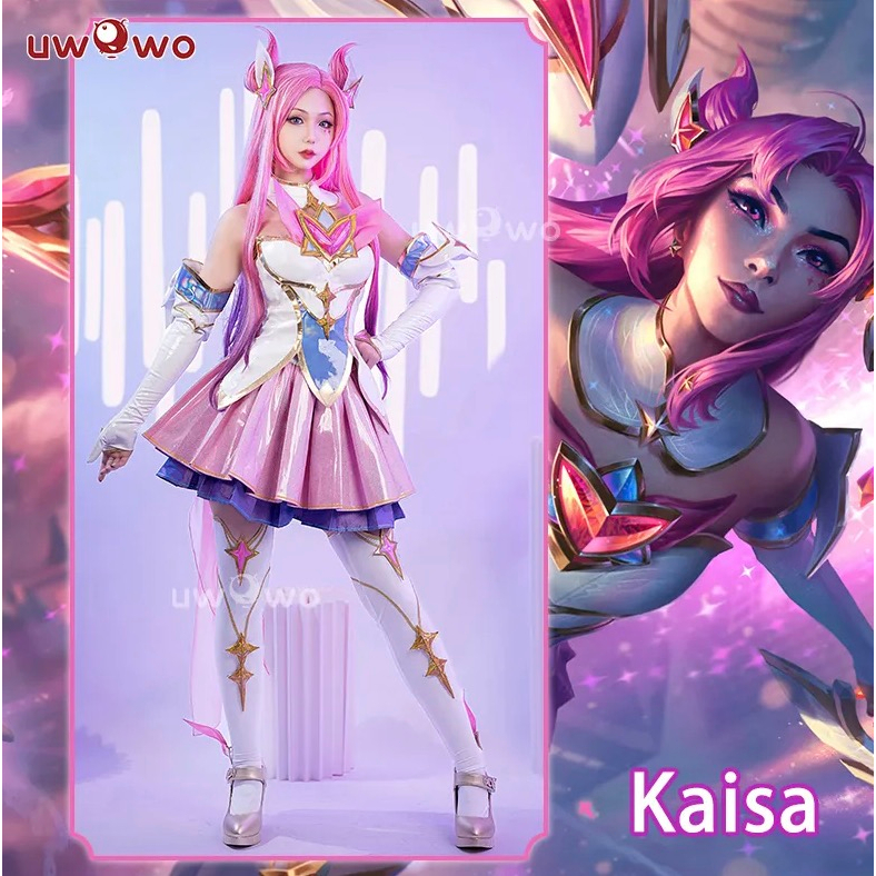 Jual UWOWO Star Guardian Kaisa Cosplay League of Legends/LOL: Star ...