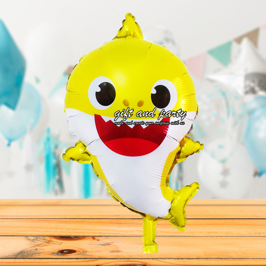 Jual Balon Baby Shark Yellow / Balon Foil Baby Shark / Balon Baby Shark ...