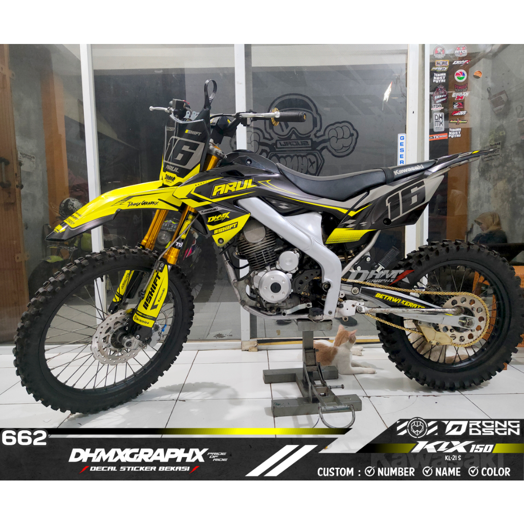 Jual DHMX Decal Sticker KLX 150 KLX BF SE EXTREME KLX G (KL-21 S) | Shopee Indonesia