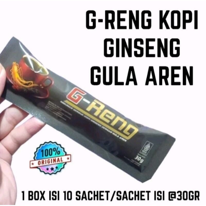 Jual Kopi G-RENG Hrg per 1 Sahcet//Kopi Ginseng Stamina Pria Dewasa//Kopinya Pria Dewasa//Kopi ...