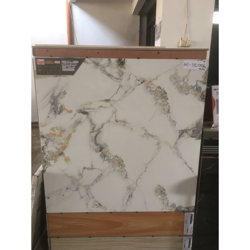 Jual granit 80x80 ikad glossy kilap tebal lokal kw1 | Shopee Indonesia