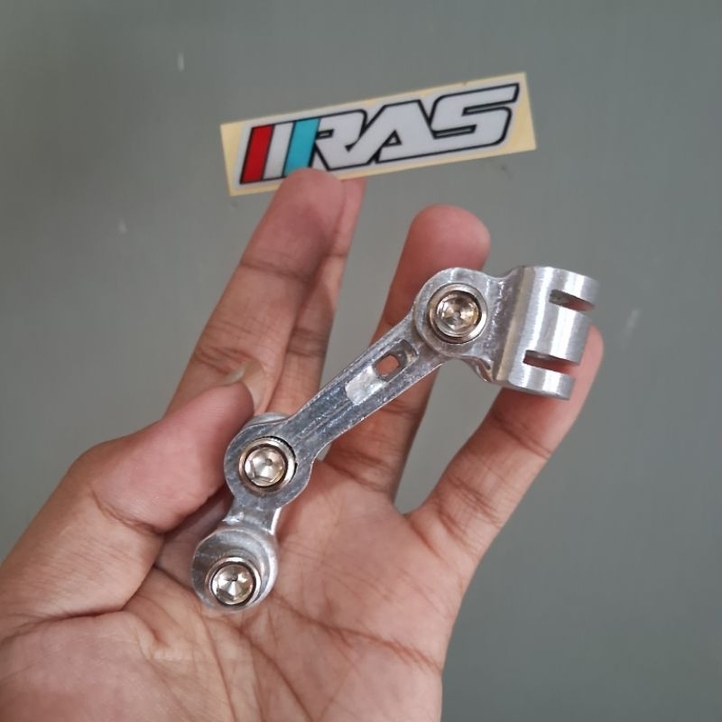 Jual Bracket breket dudukan selang rem depan CNC universal model ...