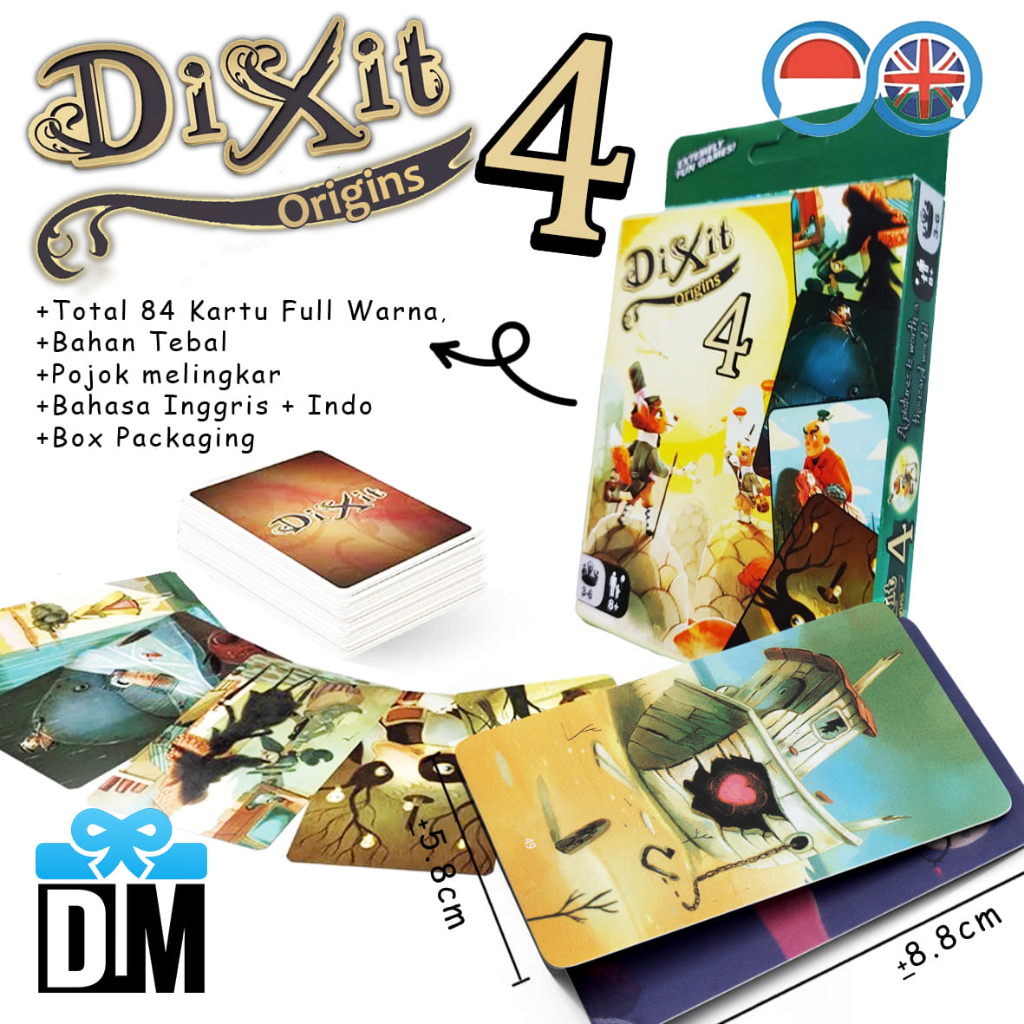 Jual Dixit Card Game Kartu Dixit Lengkap Murah Keluarga Family Cafe ...