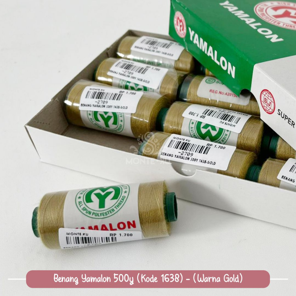 Jual PART 1 Benang Jahit Yamalon 500 Yard Murah bisa Instan COD ...
