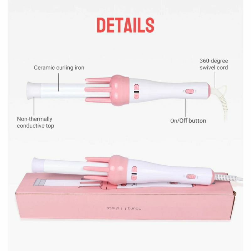 Jual Catokan Curly Otomatis Vivido Vogua Hair Curler Automatic Alat Catok Keriting VIVID VOGUE ...