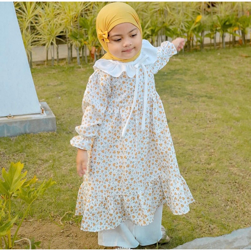 Jual BABYNHA Dress Tunik Anak Perempuan Motif Usia 1-6 Tahun / Camelia ...