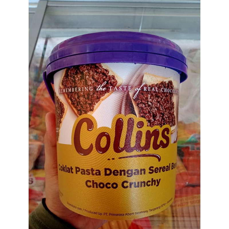 Jual Collins Cokelat Pasta Dengan Sereal Beras Choco Crunchy 1Kg ...