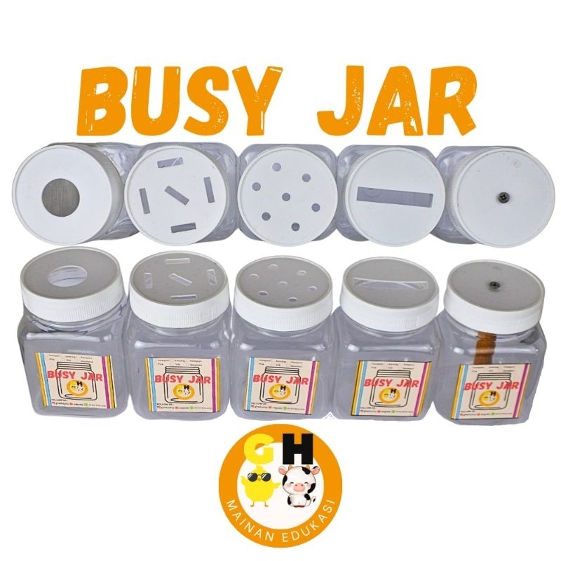 Jual Busy Jar Kosong Mainan Edukasi Montessori Tanpa Isi Bizzi Jar ...