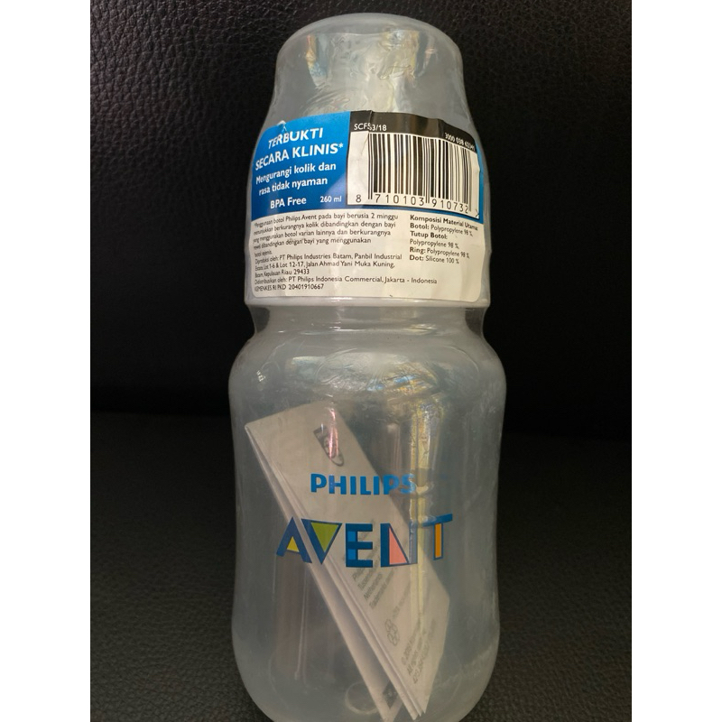 Jual Philips Avent botol susu bayi Classic 260ml | Shopee Indonesia
