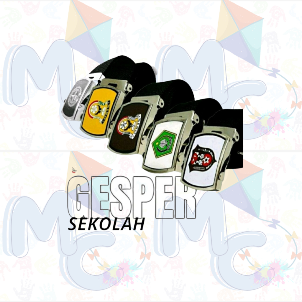 Jual Gesper Ikat Pinggang Sabuk Sekolah SD SMP SMA Madrasah Pramuka ...