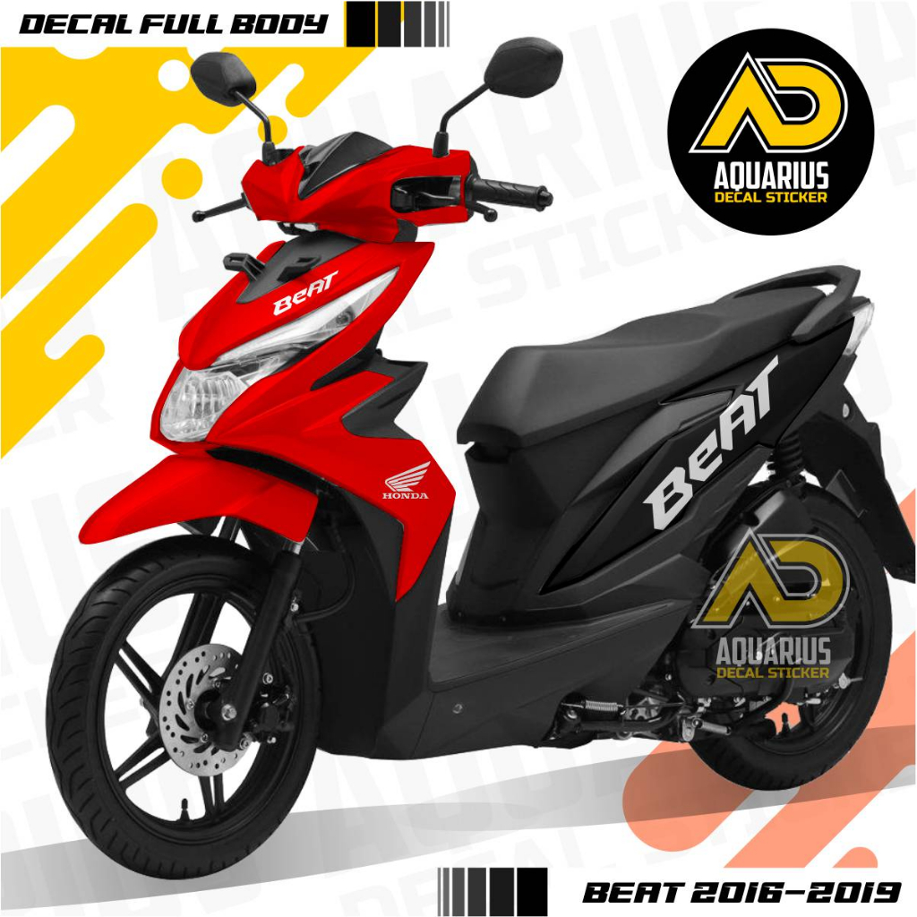 Jual Decal Fullbody Beat Fi 2016-2019 / Sticker Variasi Beat Fi Full ...