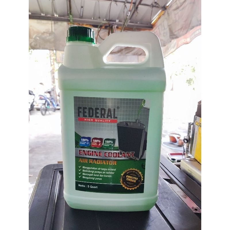 Jual Air Radiator Kulen Coolant Federal isi 5 Liter untuk Motor - Mobil ...