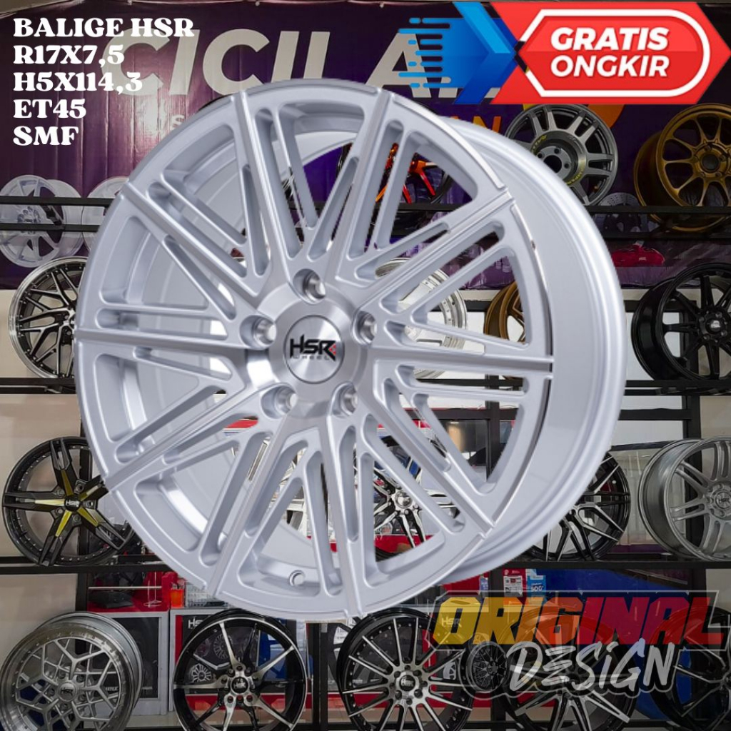 Jual Velg Mobil Ring 17 HSR BALIGE R17 COCOK UNTUK INNOVA RUSH ALPHARD HRV | Shopee Indonesia
