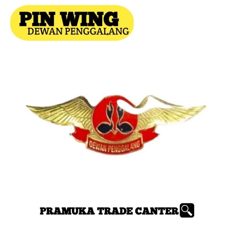 Jual PIN WING DEWAN PENGGALANG PRAMUKA KUNINGAN TEBAL LAOIS RESIN ...