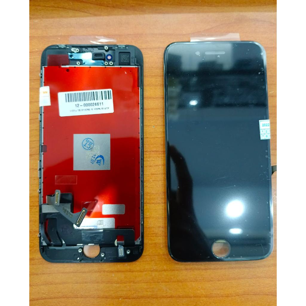 Jual LCD+TS IP 8 BLACK/WHITE COMPETIBLE IP 8G AA DAN ORI | Shopee Indonesia