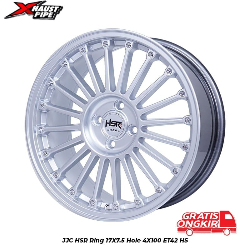 Jual VELG MOBIL HSR JJC MODEL JARI JARI R17 PCD 4X100 PNP JAZZ YARIS RAIZA ROKY BALINO MOBILIO ...