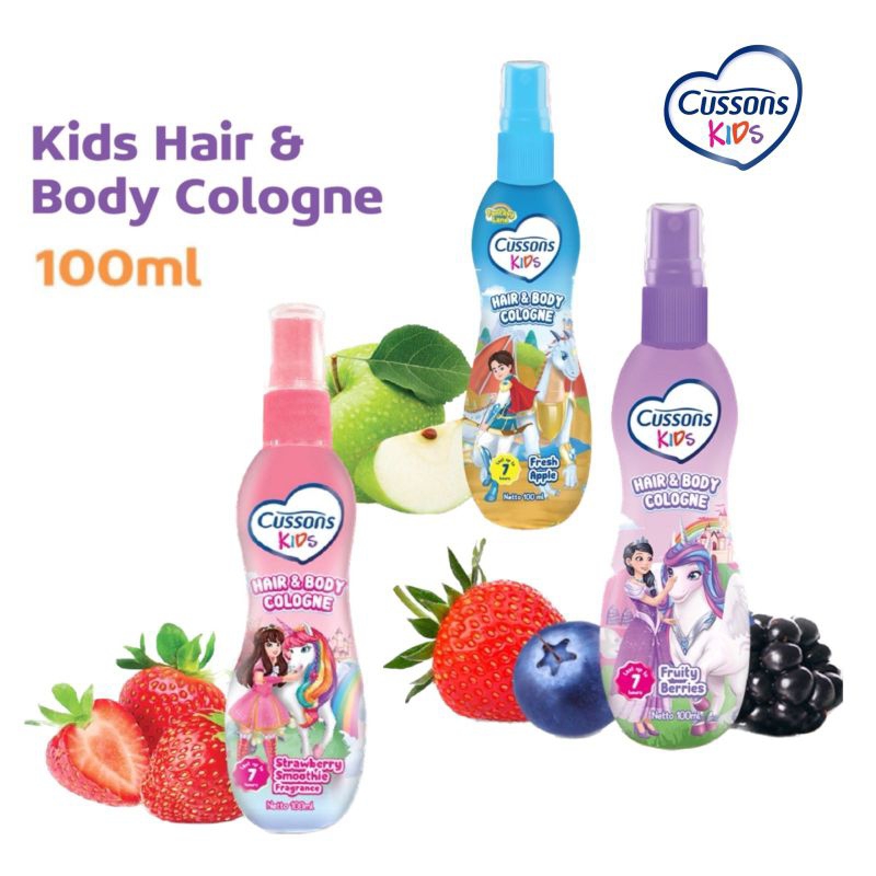 Jual Cussons KIDS Hair&Body Cologne 100ml | Shopee Indonesia
