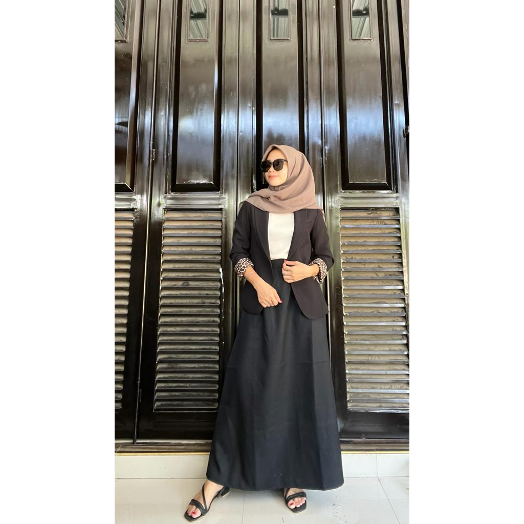 Jual Rok A Line Panjang Polos Formal Kerja Kantor / Rok Kerja Panjang ...