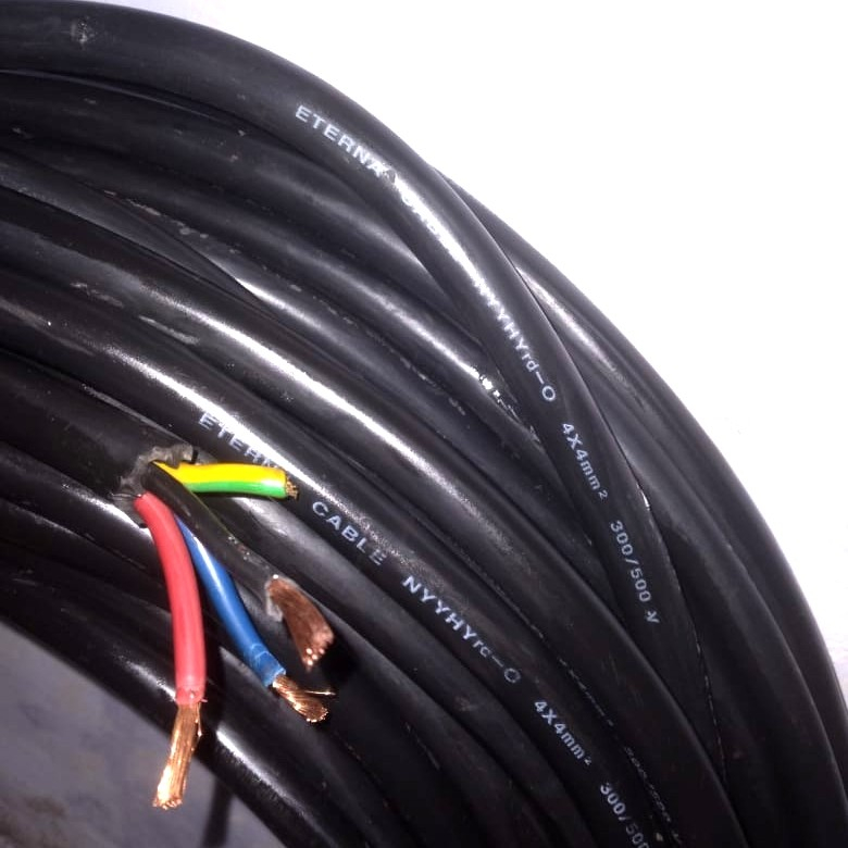 Jual KABEL LISTRIK NYYHYO NYYHY ETERNA 4X4MM 4X4 MM SERABUT HITAM PER 1MTR | Shopee Indonesia