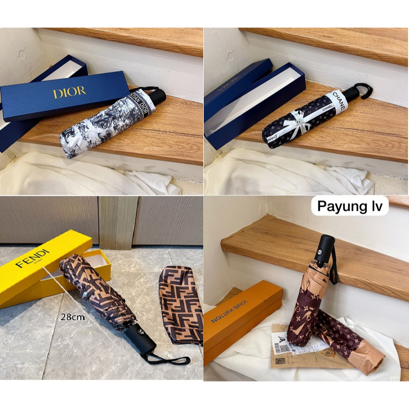 Jual Butikbox - Payung lipat ( Ada Box dan Dust bag ) Import bermotif ...