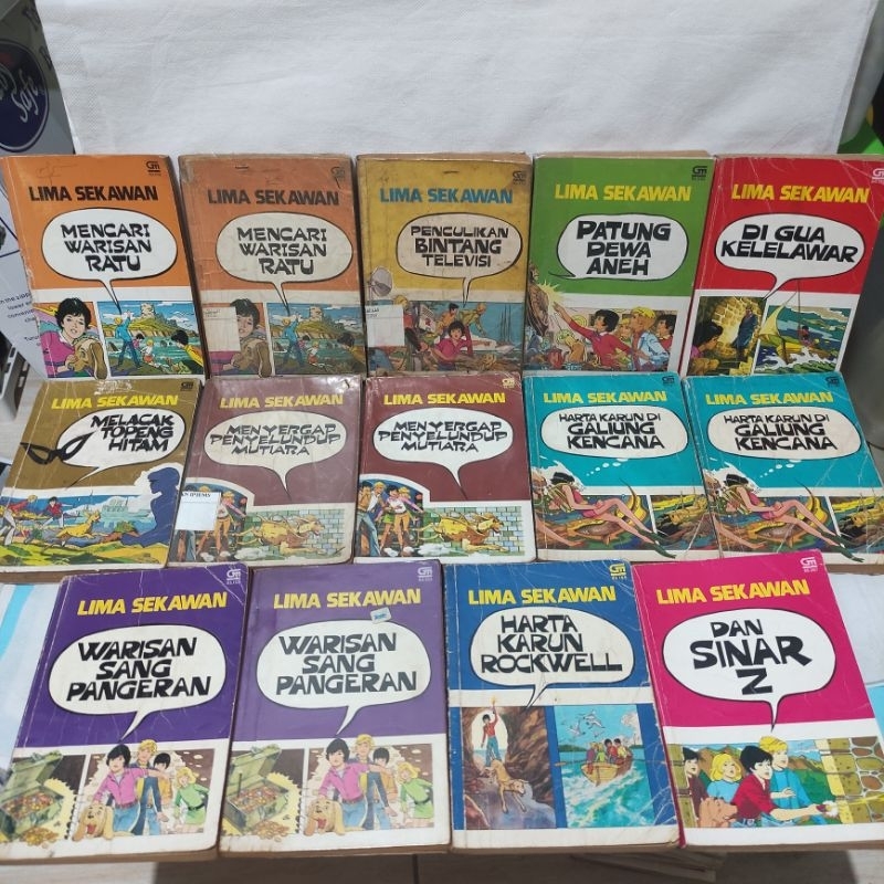 Jual Novel lima sekawan by enid blyton & claude voilier | Shopee Indonesia