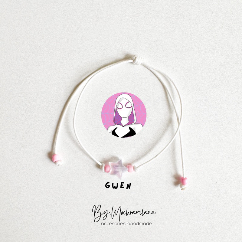 Jual Gelang Couple Spiderman Miles Morales & Gwen Stacy | Spiderman ...