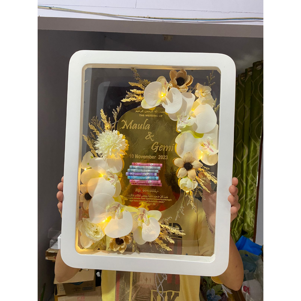 Jual 1 HARI JADI Mahar Pernikahan Lengkung Gold Mahar Pernikahan Viral ...
