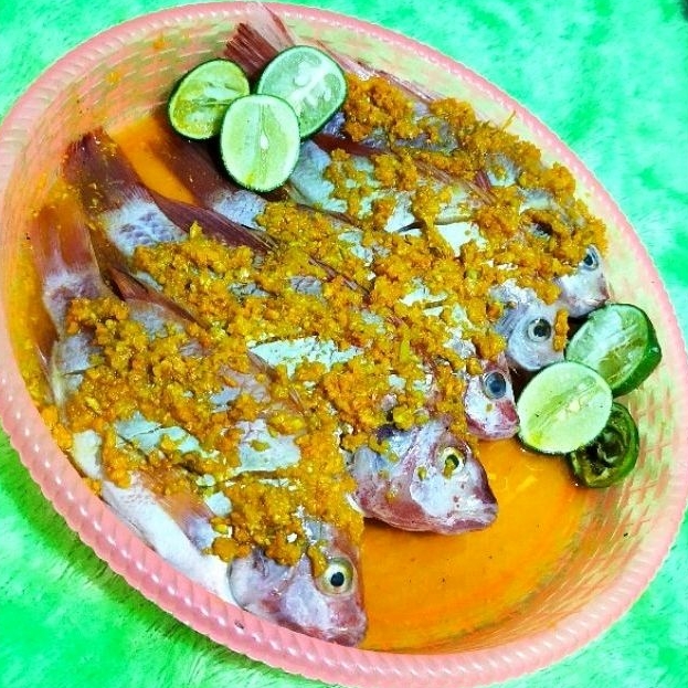 Jual Ikan Nila Segar Bumbu Kuning SIAP GORENG !!! 500gr/1kg | Shopee ...