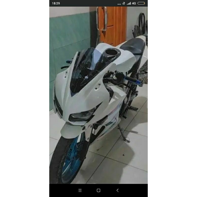 Jual fairing depan custom model cbr 600 1paket sama replektor buat cbr k45a pemasangan udah pnp ...