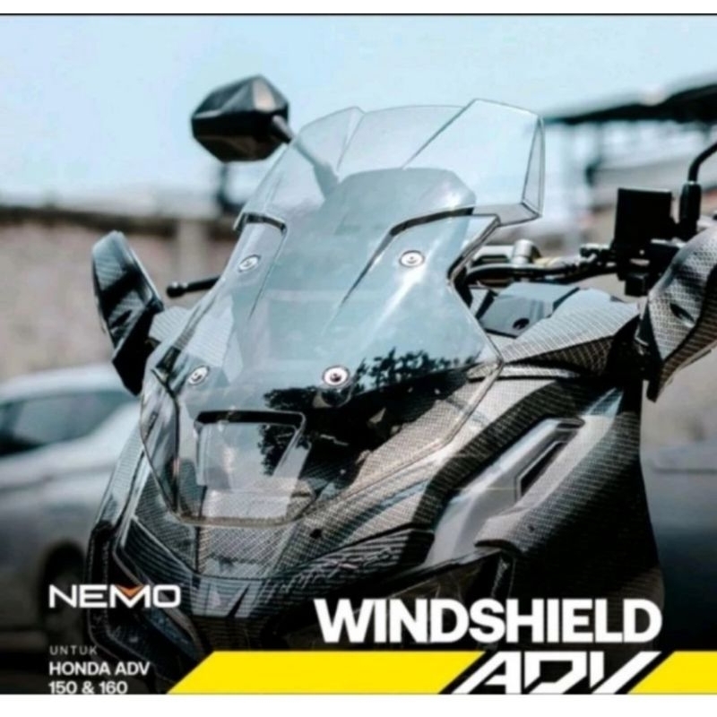 Jual WINDSHIELD NEMO HONDA ADV 150 ADV 160 WINSIL / VISOR ADV 160 ADV ...