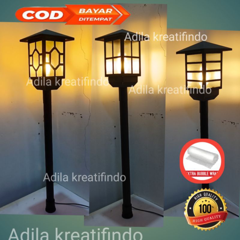 Jual lamp tiang Lampu Tiang tinggi / lampu taman Tiang bulat / lampu ...