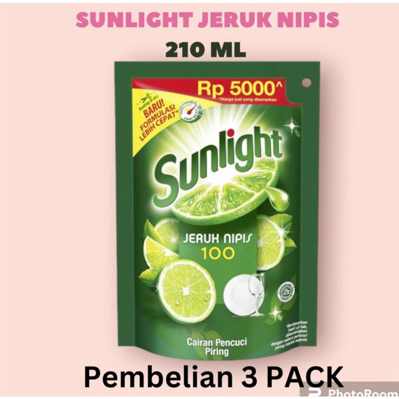 Jual 3 PACK Sunlight Sabun Cuci Piring Jeruk Nipis Refill 210 ml ... Jual 3 PACK Sunlight Sabun Cuci Piring Jeruk Nipis Refill 210 ml ...