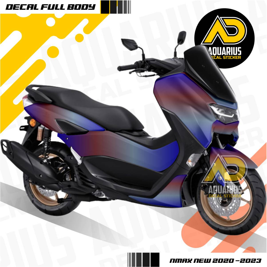 Jual Decal Fullbody Nmax New 2020-2023 / Sticker Variasi Yamaha Nmax ...