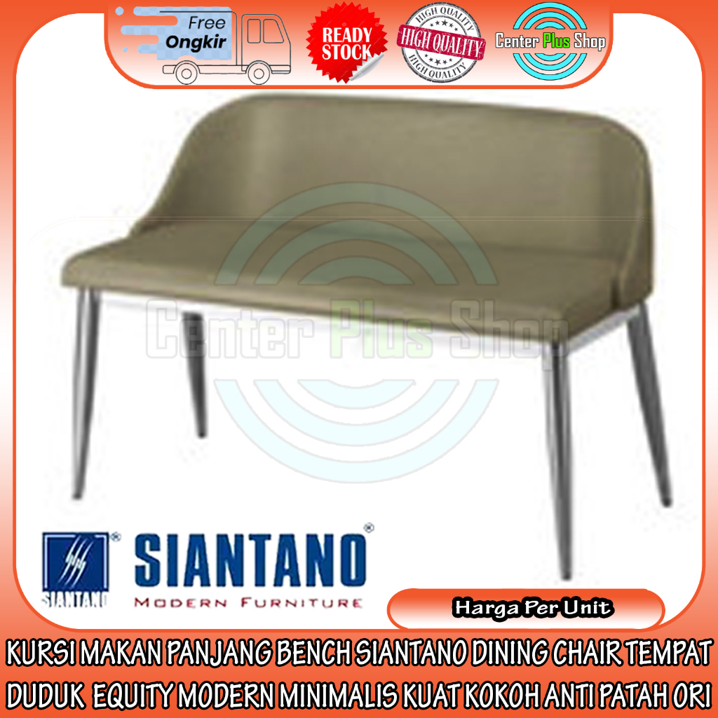 Jual [INSTANT] KURSI MAKAN PANJANG MODERN SIANTANO BENCH KAKI BESI ...