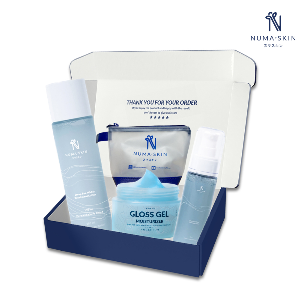 Jual Numa Skin Exclusive Package Deep Sea Water Treatment Lotion Full ...