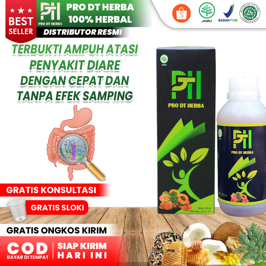 Jual Obat Diare Anak Sakit Perut Dewasa Melilit,Mncret Pro dt Herba ISi ...