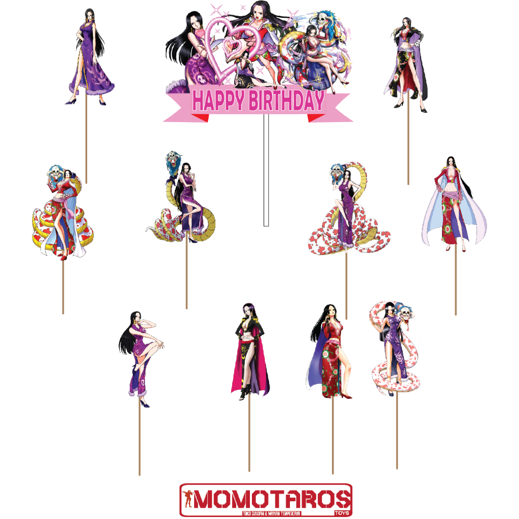 Jual Topper cake Boa Hancock solo one piece | Shopee Indonesia
