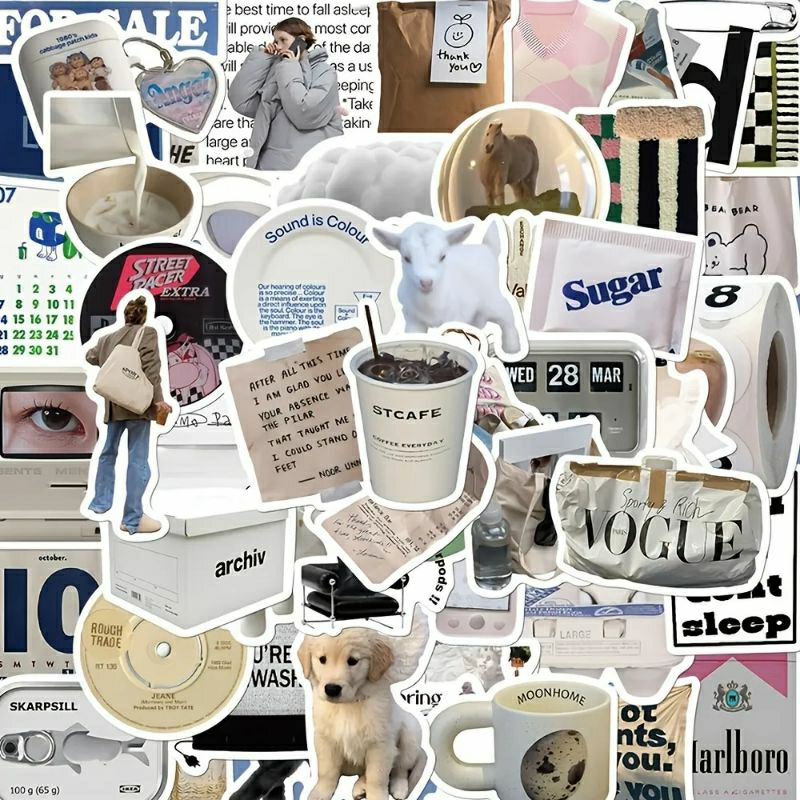 Jual Stiker Laptop Aesthetic Stiker Aesthetic Stiker Vintage Stiker ...