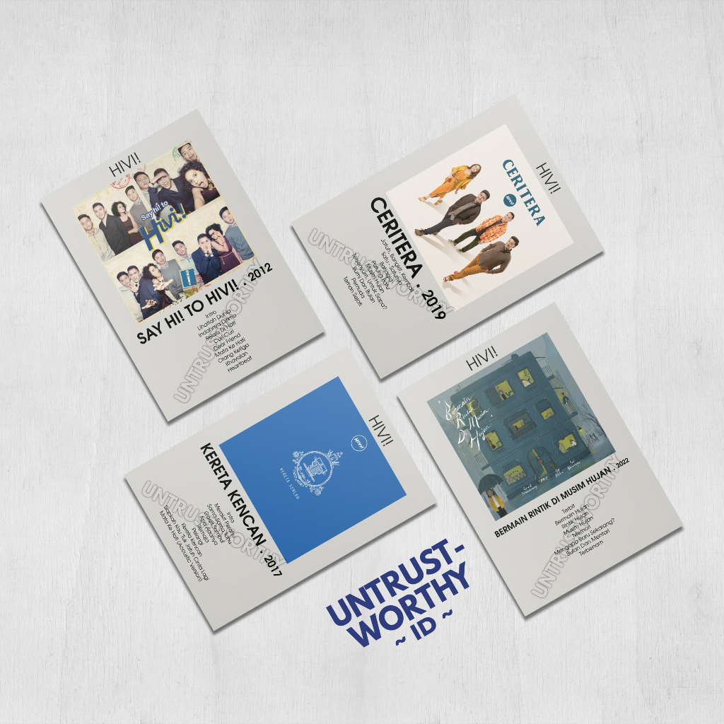 Jual Poster Hivi! Album Ukuran A5 (4pcs) | Shopee Indonesia