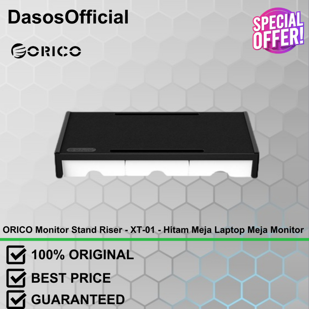 Jual ORICO Monitor Stand Riser - XT-01 - Hitam Meja Laptop Meja Monitor ...