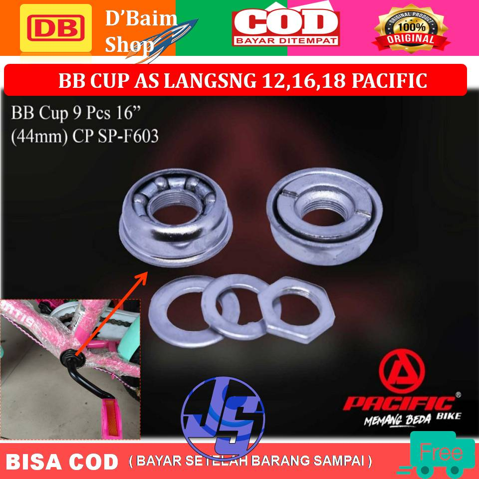 Jual BB Cup Pacific Sepeda Anak 12 16 18 Com Gir As Langsung Sepeda ...