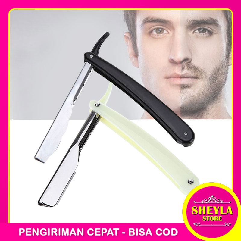 Jual Pisau Cukur Lipat Manual Isi Ulang Silet Alat Razor Pencukur Kumis ...
