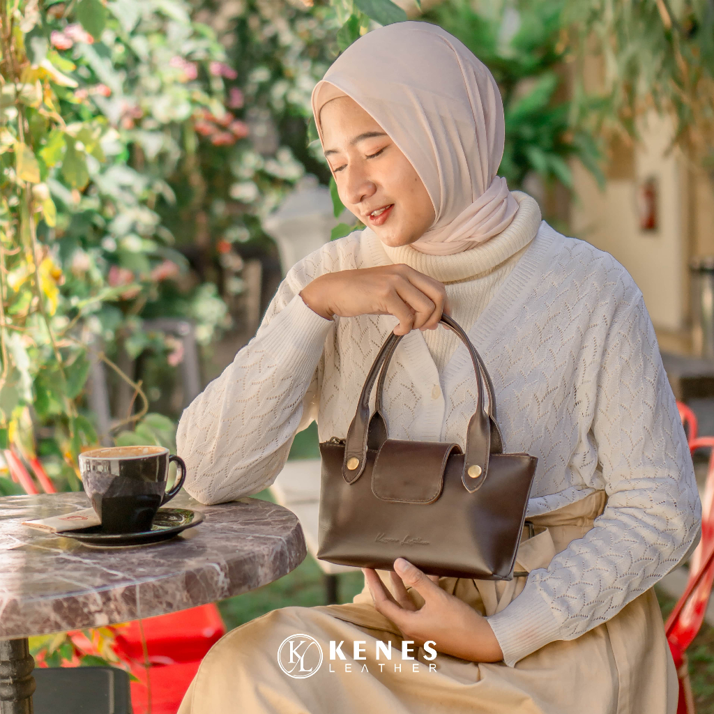 Jual Kenes Leather Slingbag Kulit Asli MELATI - Free Grafir Nama | Shopee Indonesia