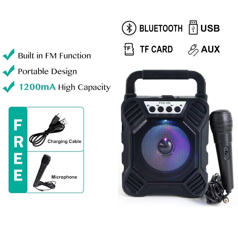 Jual SPEAKER BLUETOOTH PORTABLE XTM-5009 3INCH FREE MICROPHONE | Shopee ...